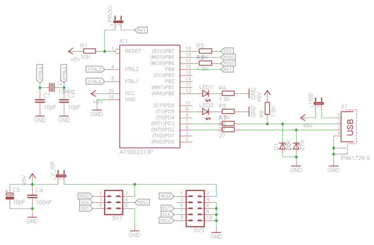 Programador USBtinyISP – palmacas